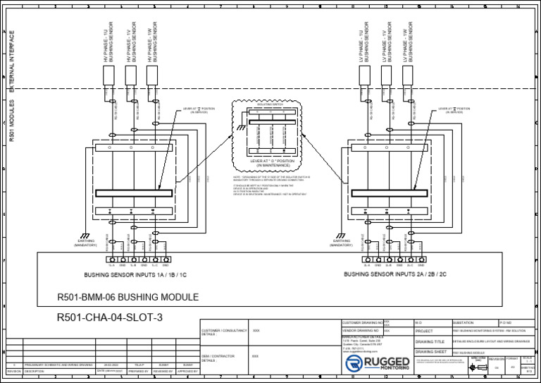 BMM Isolator Switch Connection Drawing | PDF