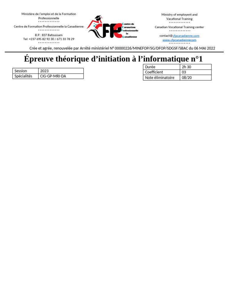 Correction CC 2023 2024 | PDF