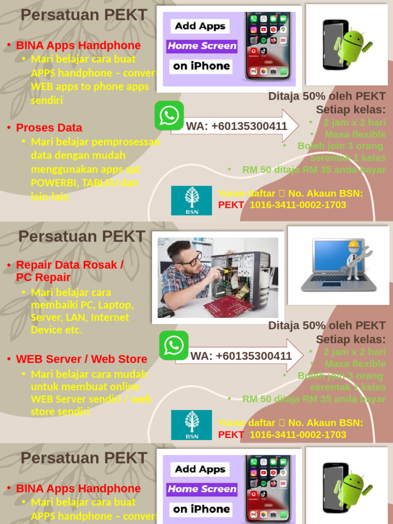 PEKT Iklan Kelas Tajaan 50 - (1) - 1 | PDF