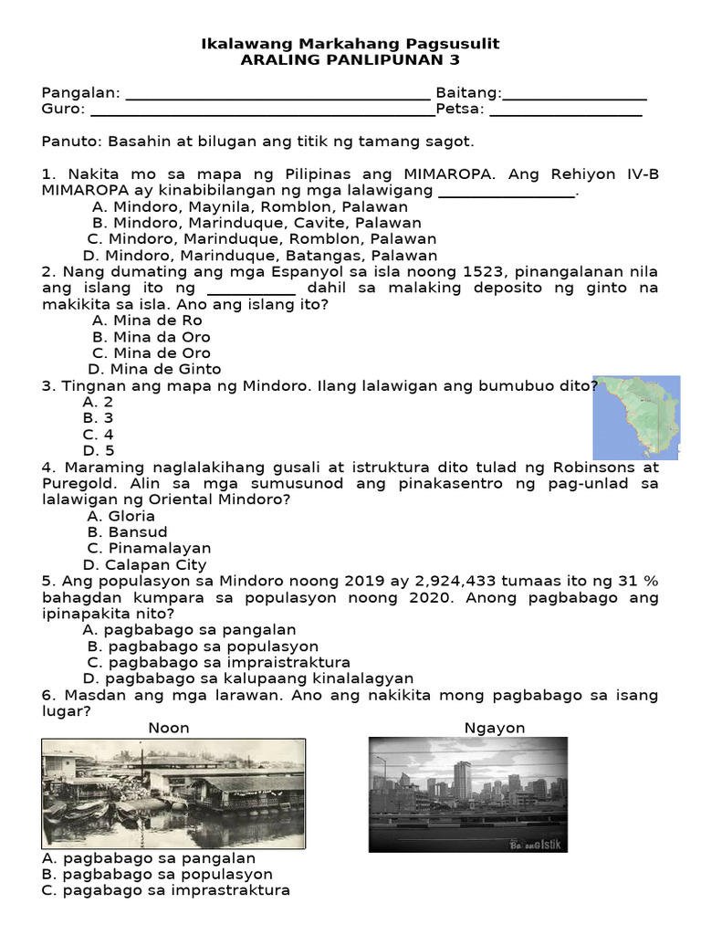 2ND Periodical Test Ap | PDF