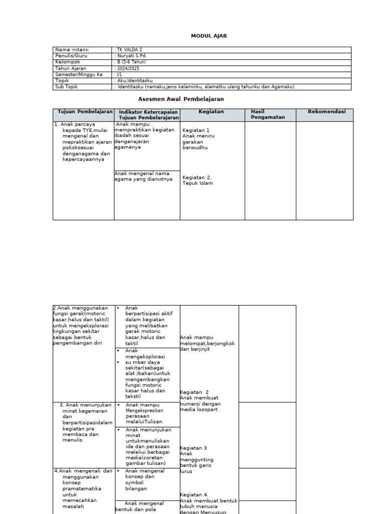 Modul Ajar 2425 | PDF