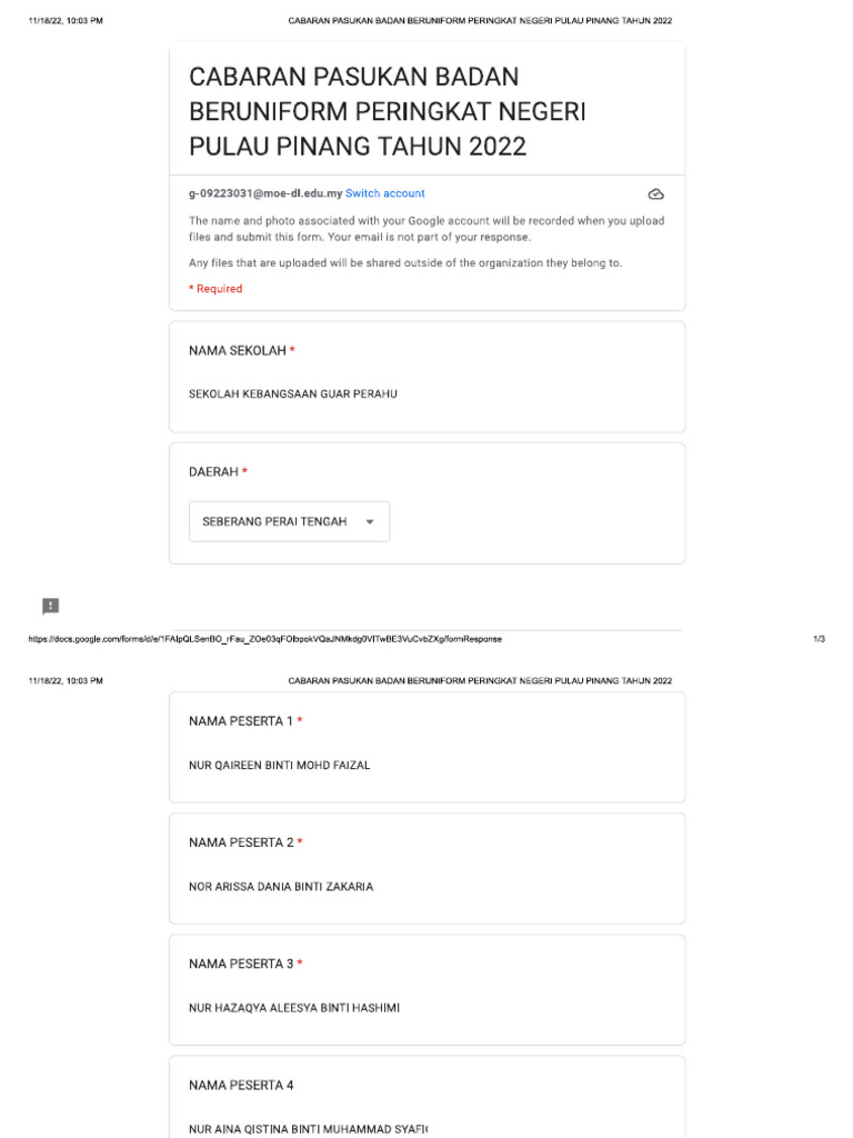 PERTANDINGAN PAPAN KENYATAAN CABARAN PASUKAN BSMM Bukti Penghantaran 1 | PDF