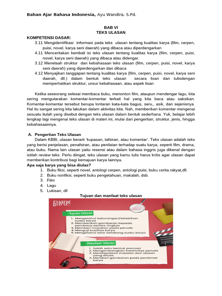 Teks Ulasan | PDF