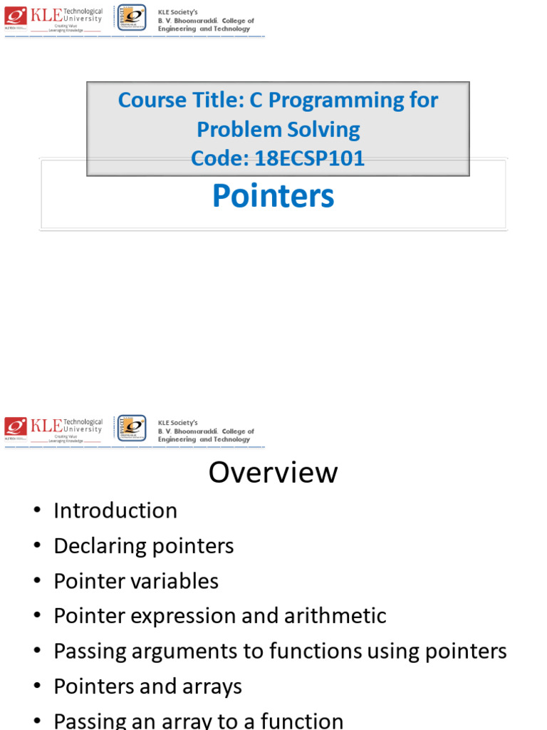 I Am Sharing 'Pointers - 12' With You | PDF