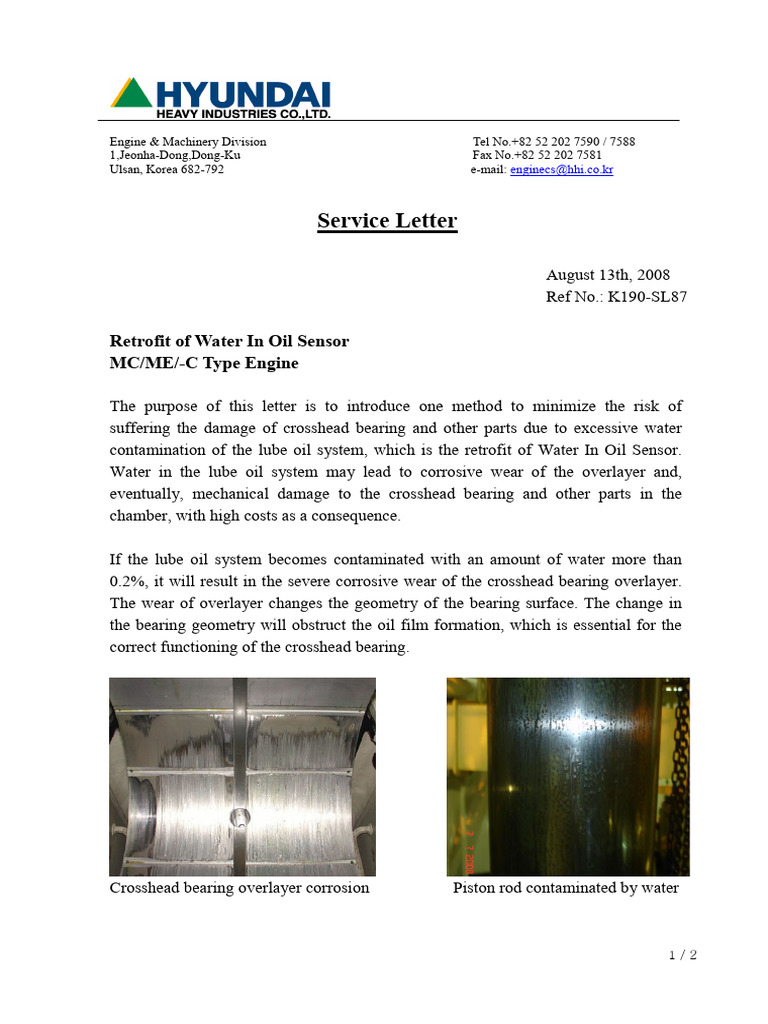 10 - Service Letter | PDF