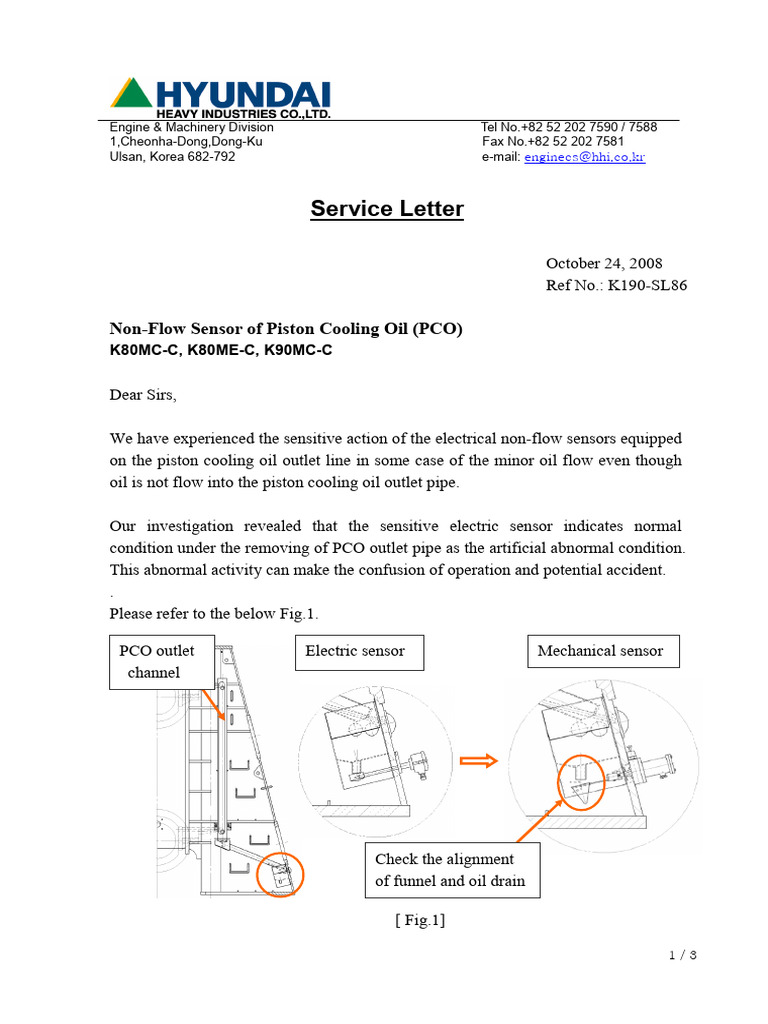 12 - Service Letter | PDF