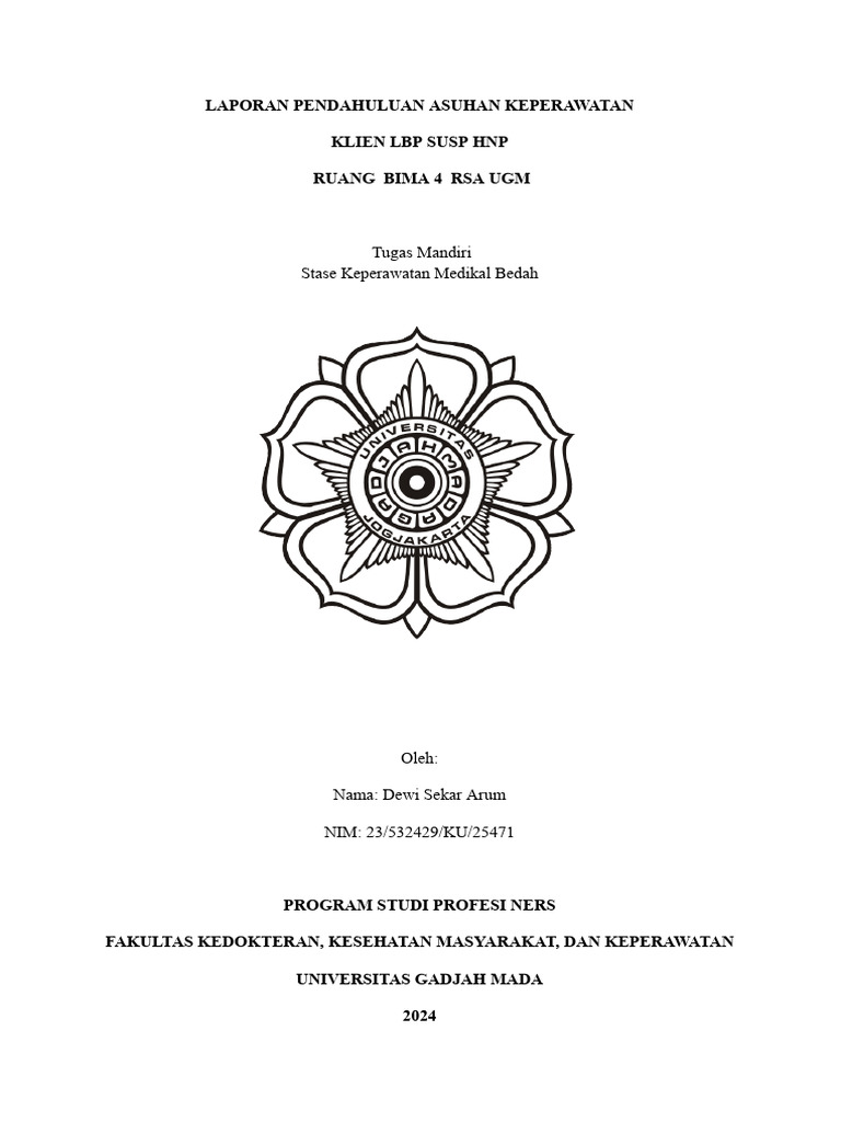 LP - LBP SUPS HNP - AGUSTUS - Dewi Sekar Arum | PDF