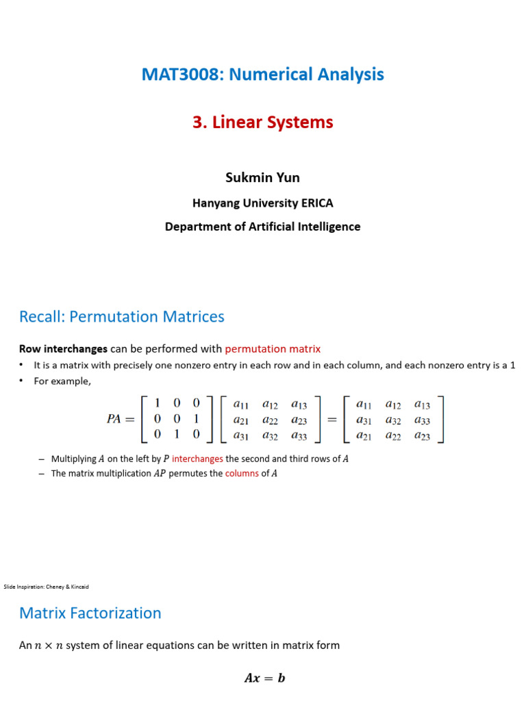 Linear Systems | PDF