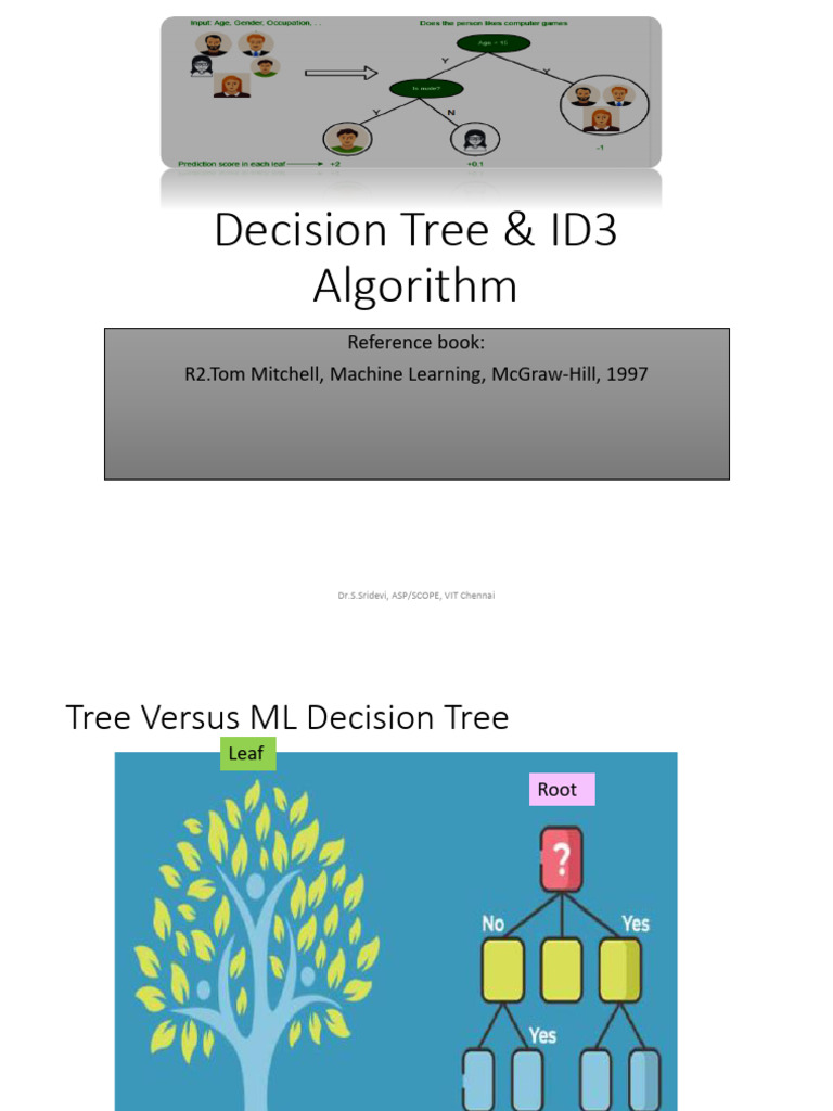 Decision Tree ID3 Numerical Example | PDF | Applied Mathematics | Computers