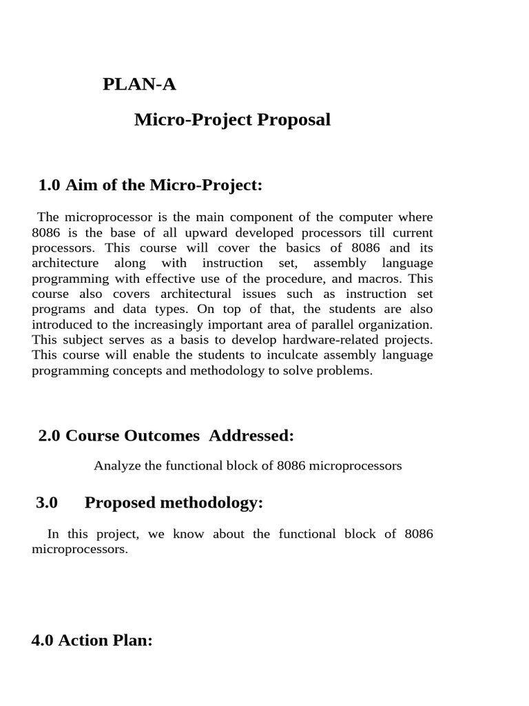 8086 Microprocessor Project Overview | PDF | Central Processing Unit | Digital Electronics
