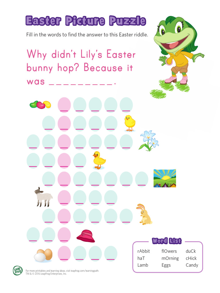 Easter Picture Puzzle | PDF