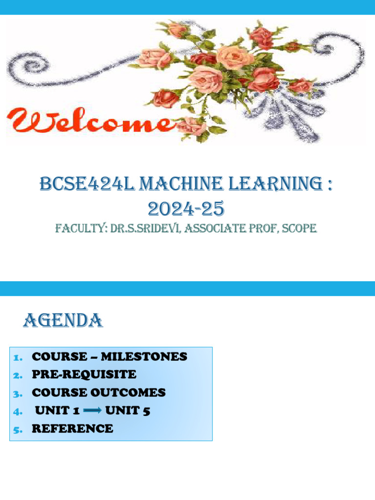 Session 1 Introd ML4Rob | PDF