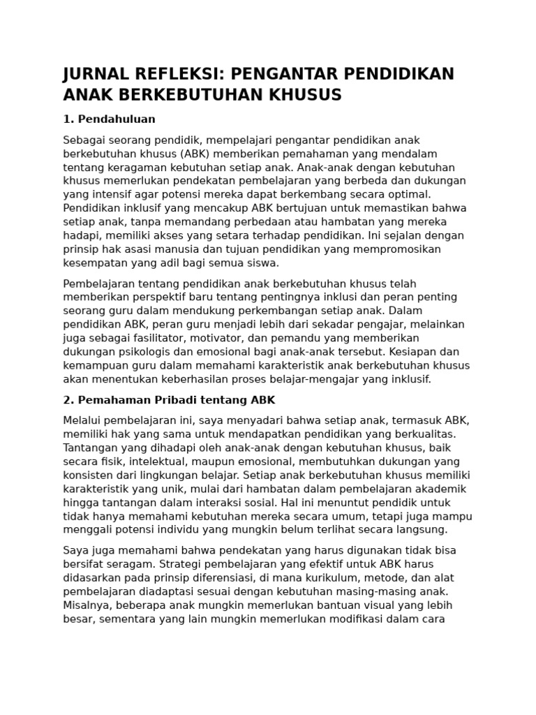 Jurnal Refleksi Modul 3-Helni | PDF