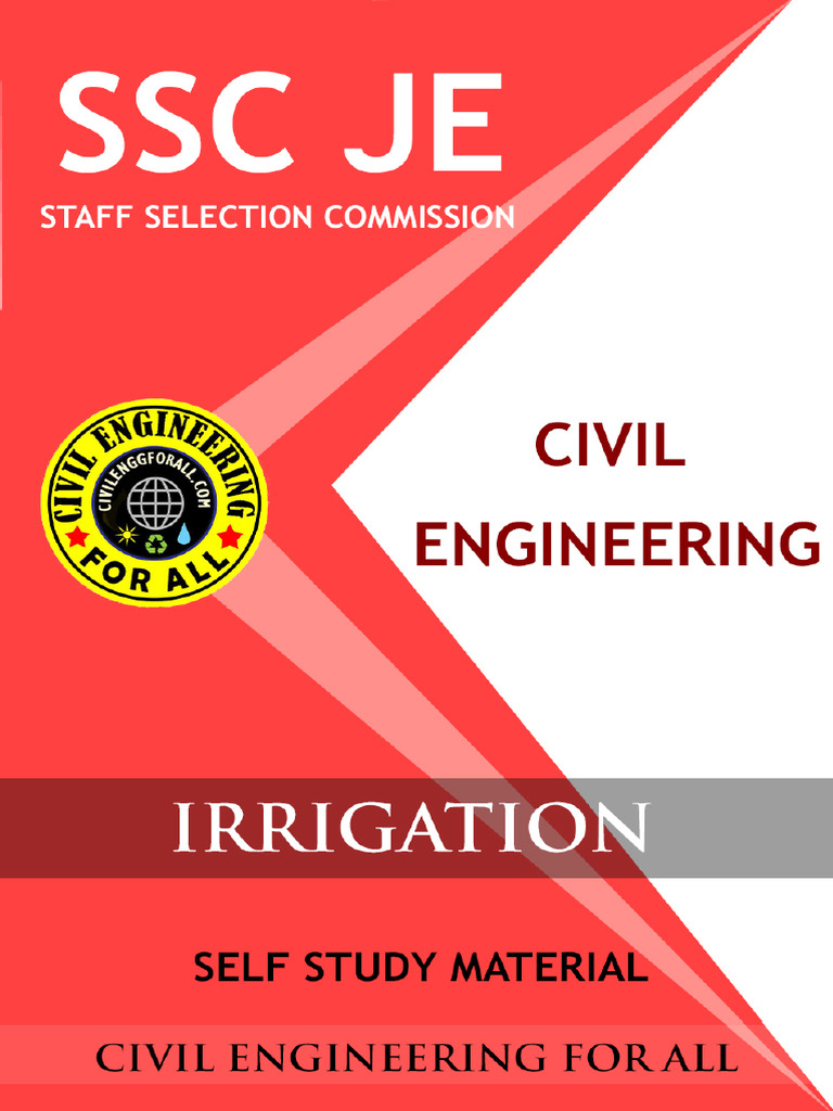 Irrigation Study Material For SSC JE Civil Engineering ...