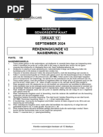 ACCOUNTING P2 MEMO GR12 SEPT 2024 - English | PDF