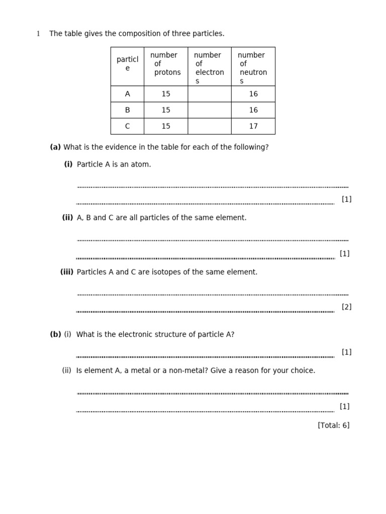 Atomic Structure Assignment 1 | PDF