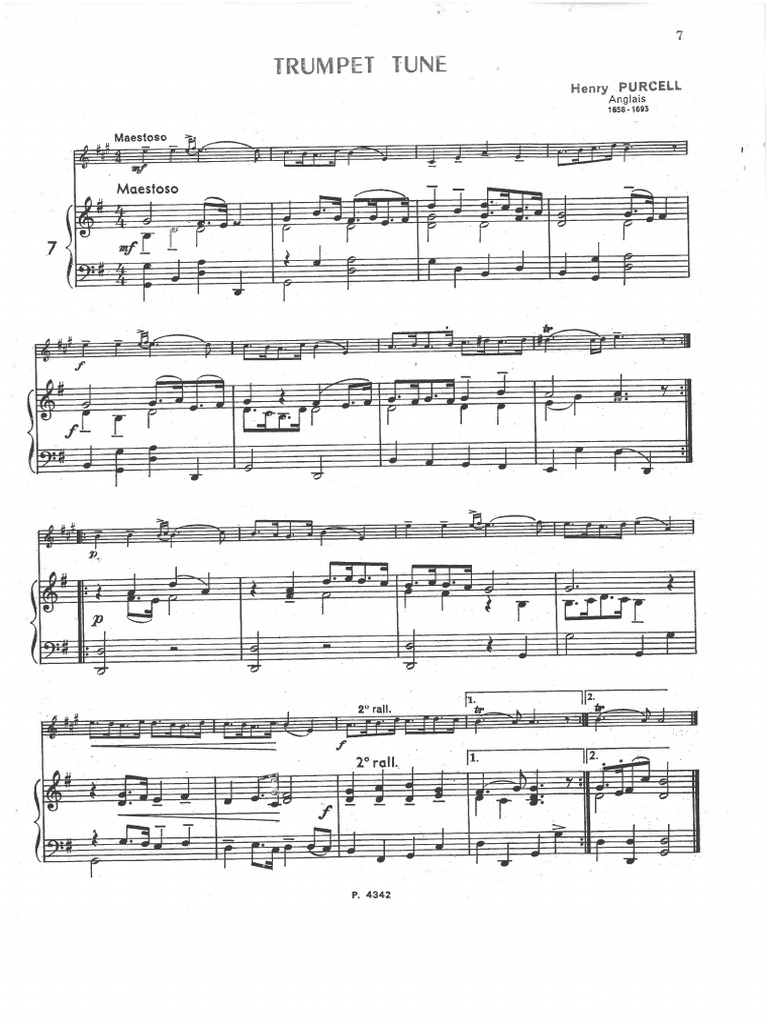 Trumpet Tune | PDF