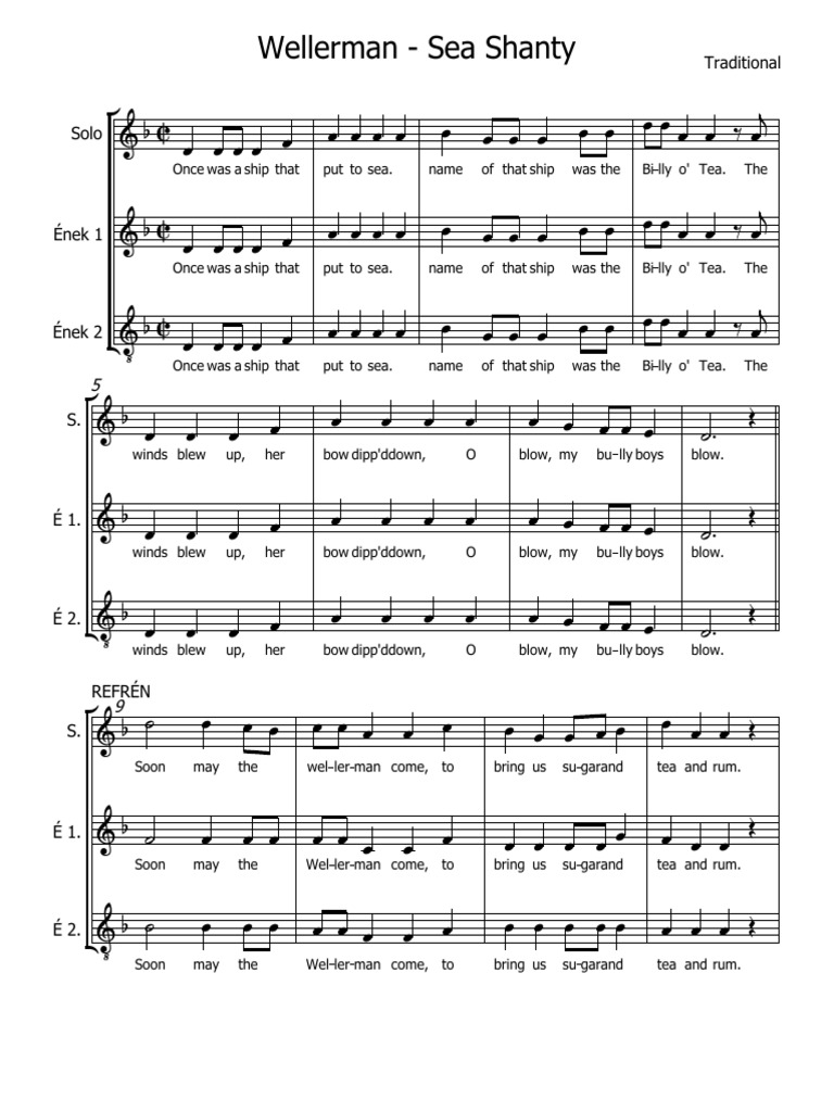 Wellerman - Traditional | PDF