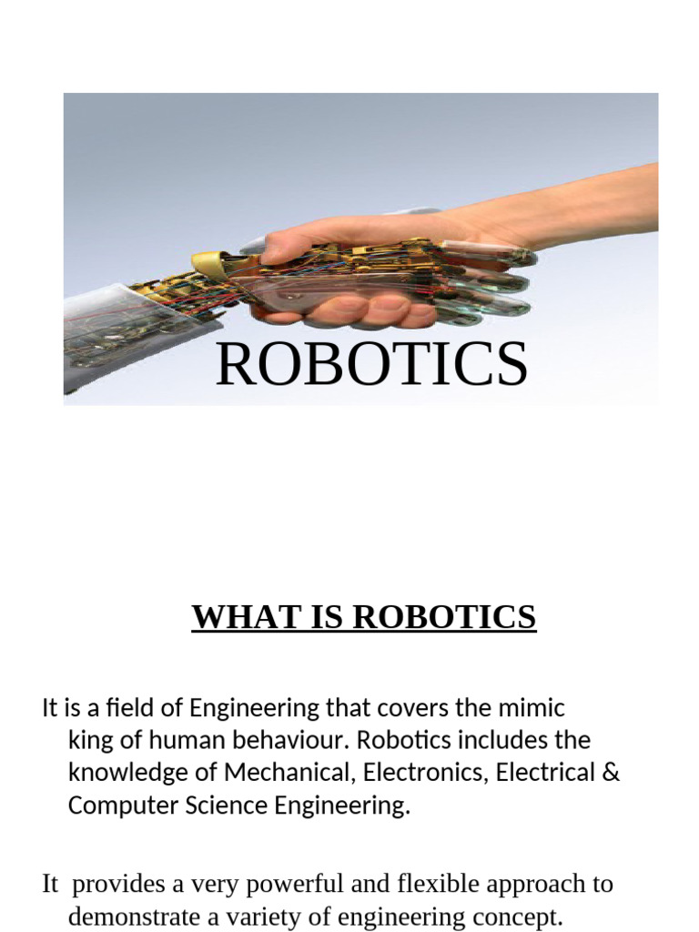 Introduction To Robotics | PDF | Robot | Robotics