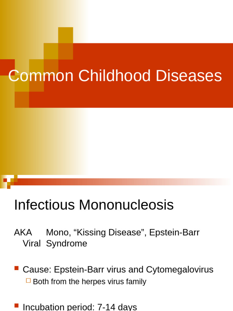 Common Childhood Diseases | PDF