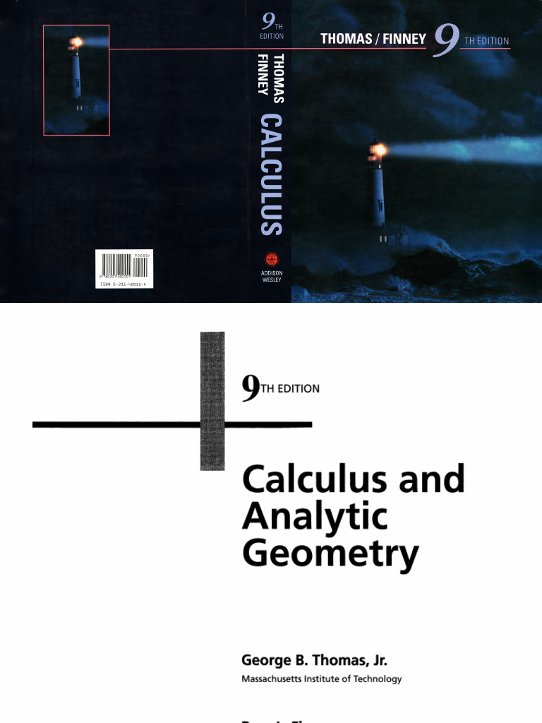 Calculus and Analytic Geometry (9th Edition) (PDFDrive) - Part-1 | PDF
