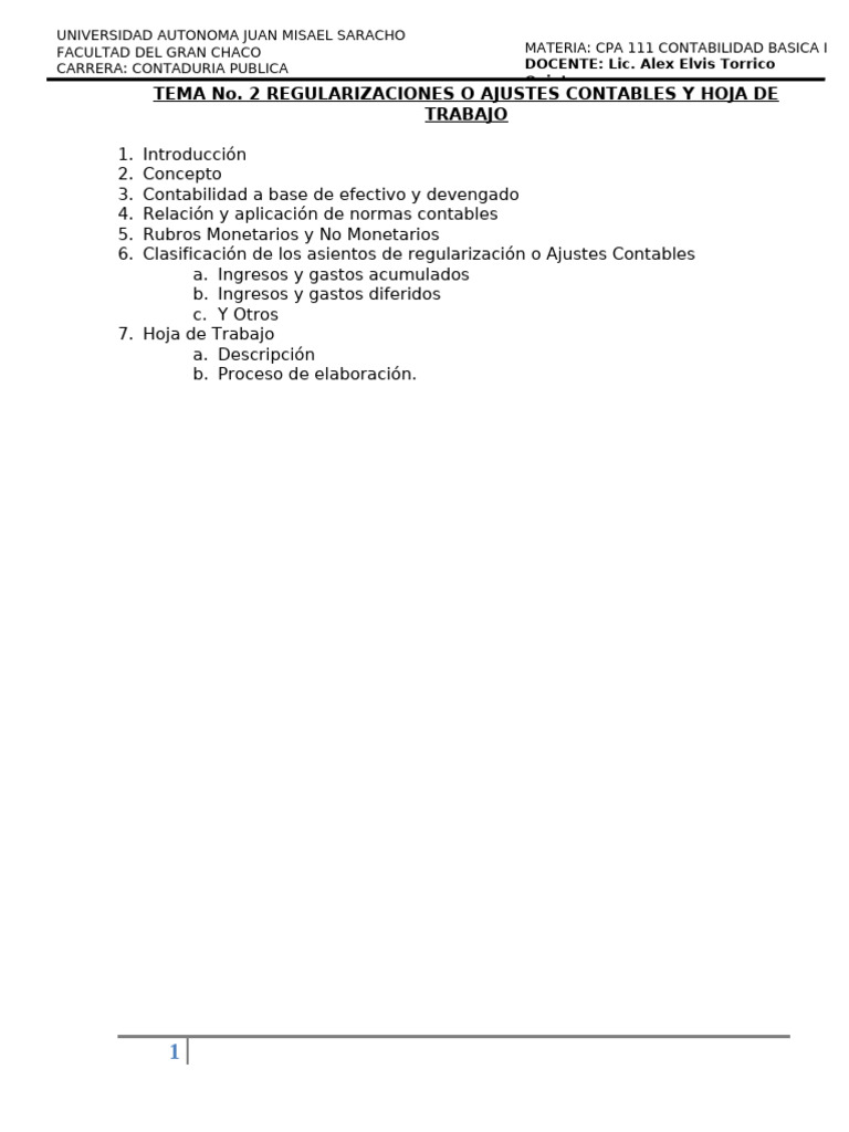 Cont. Tema No. 2 | PDF