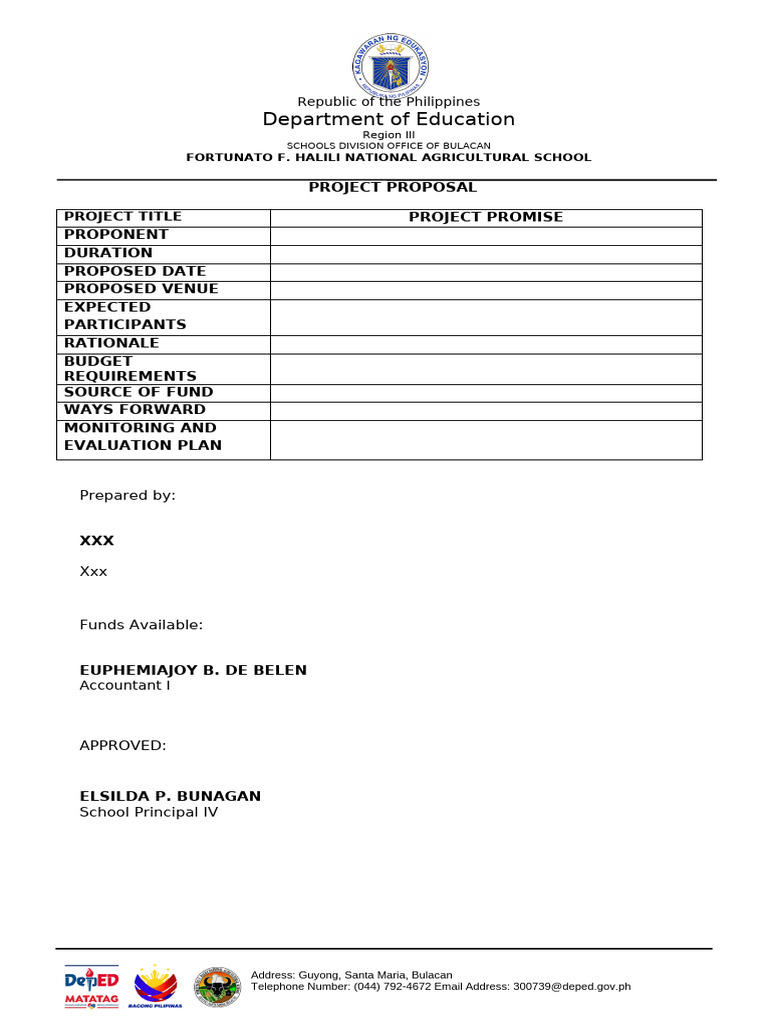 Project Proposal Template | PDF
