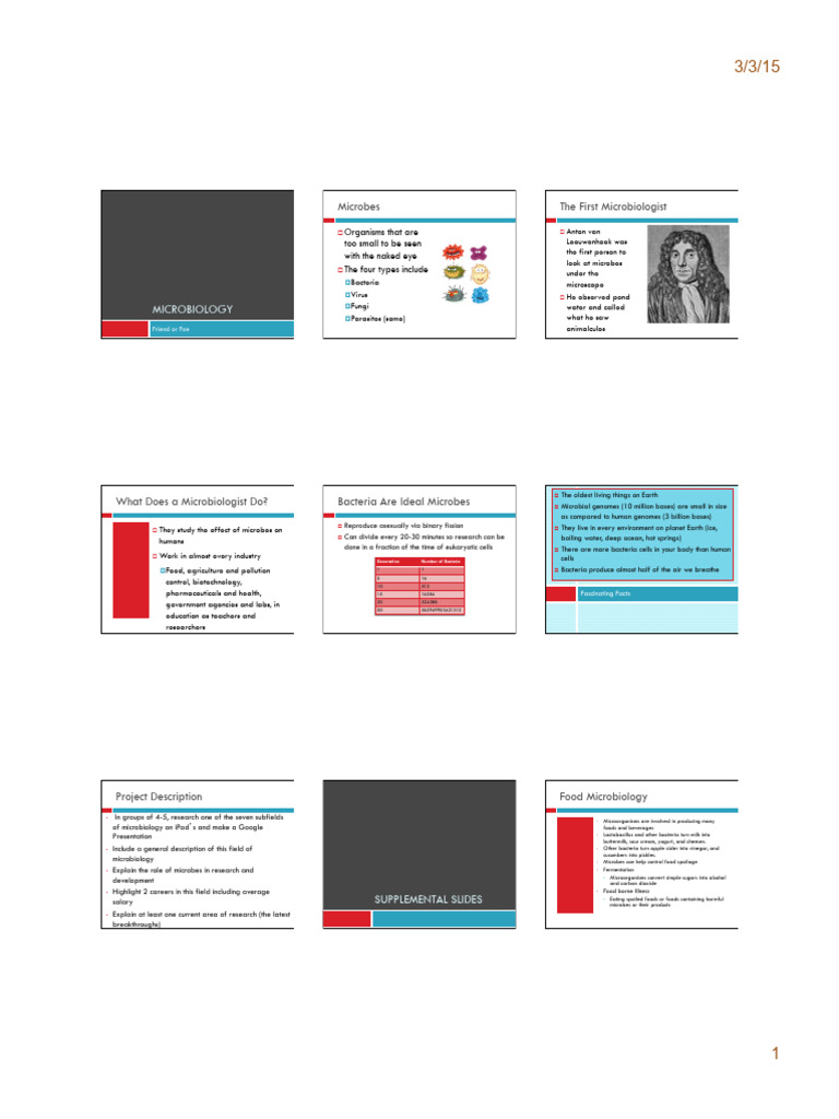 Microbes | PDF