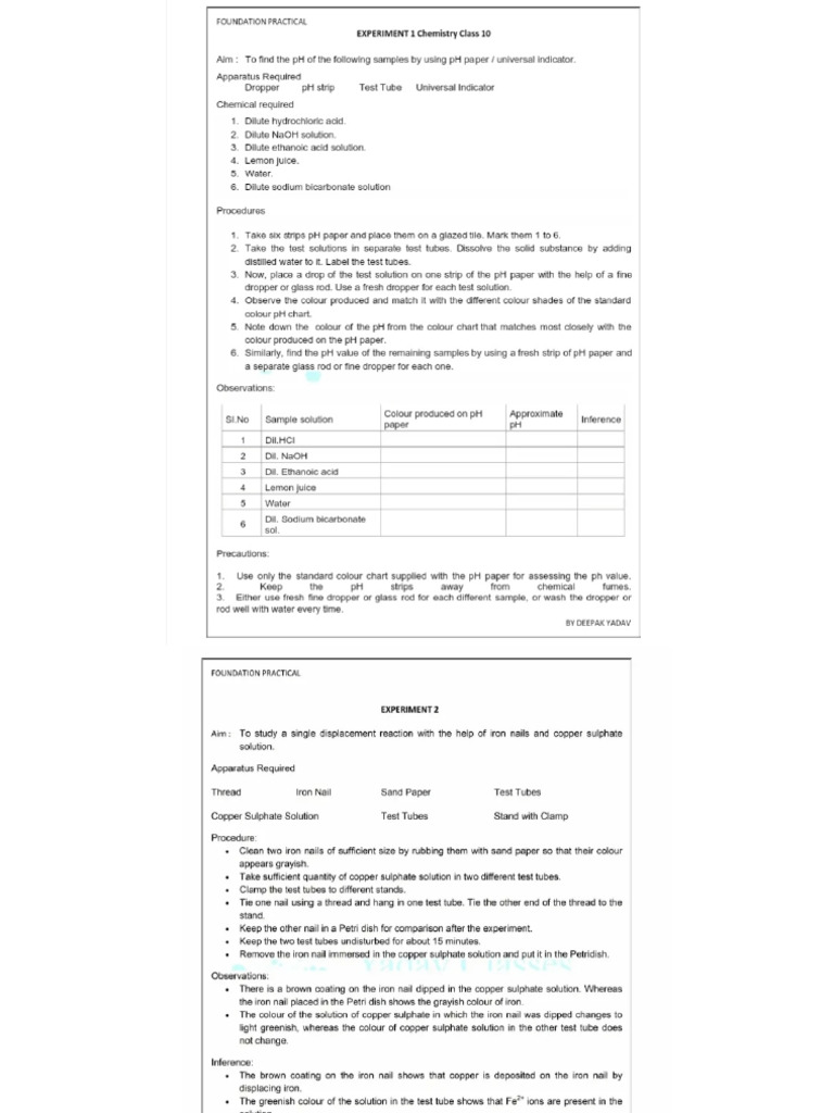 Chemistry File | PDF