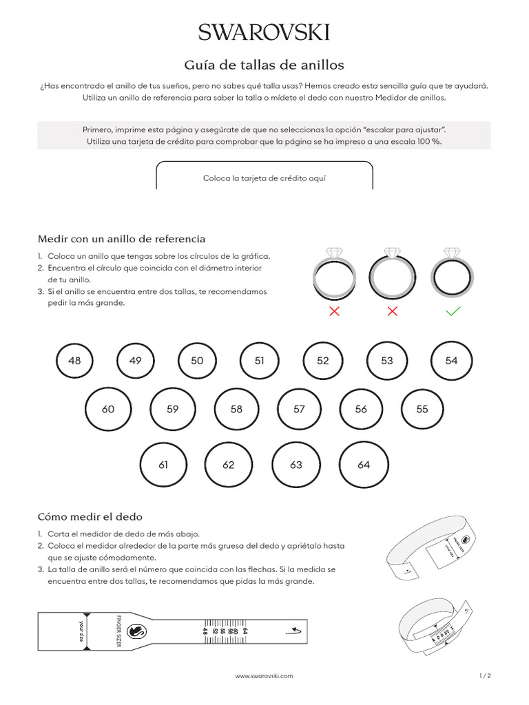 Swa Size-Guide Rings Es | PDF