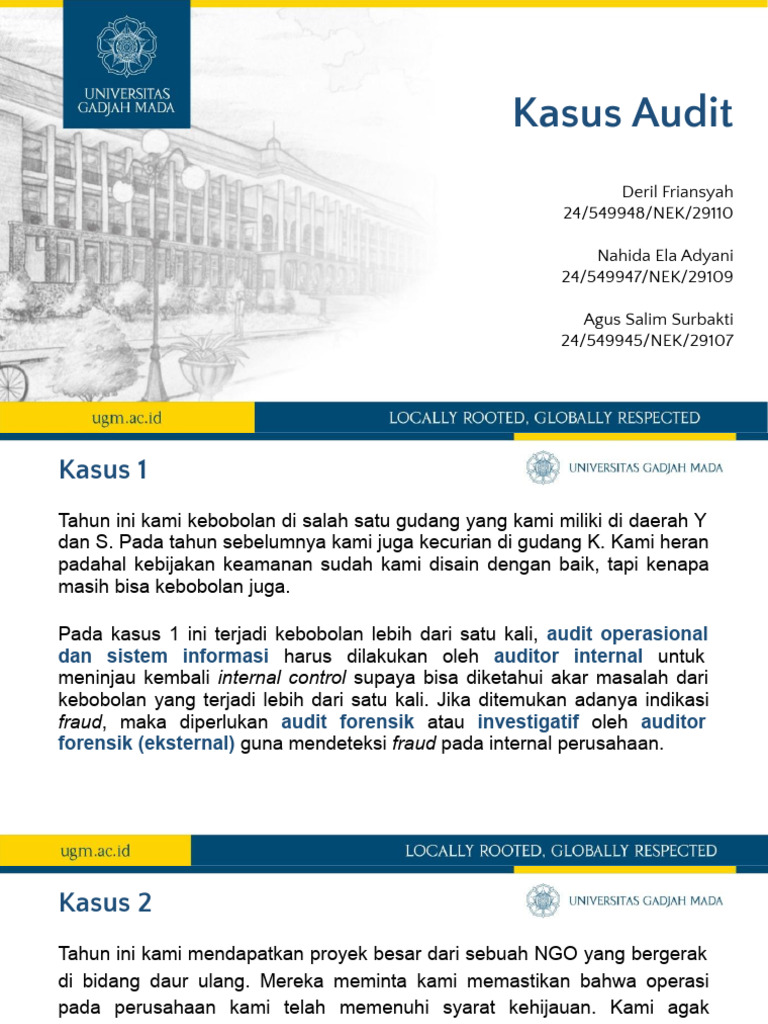 Kasus Audit (Group A) | PDF