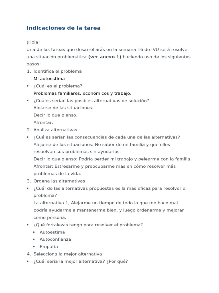 S16.s1 Tarea 1 Resolución de Problemas | PDF