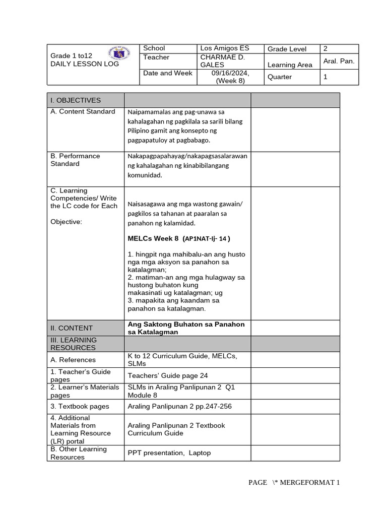 2024 Ap Cot Q1 | PDF