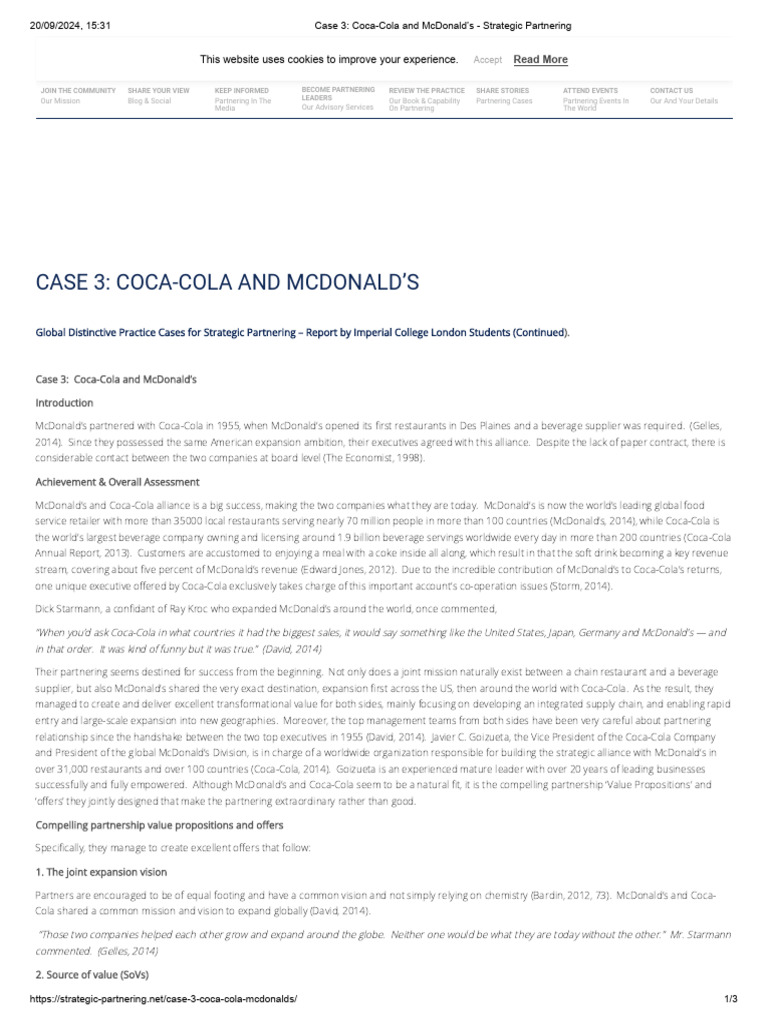 Case Study - Reading Material | PDF