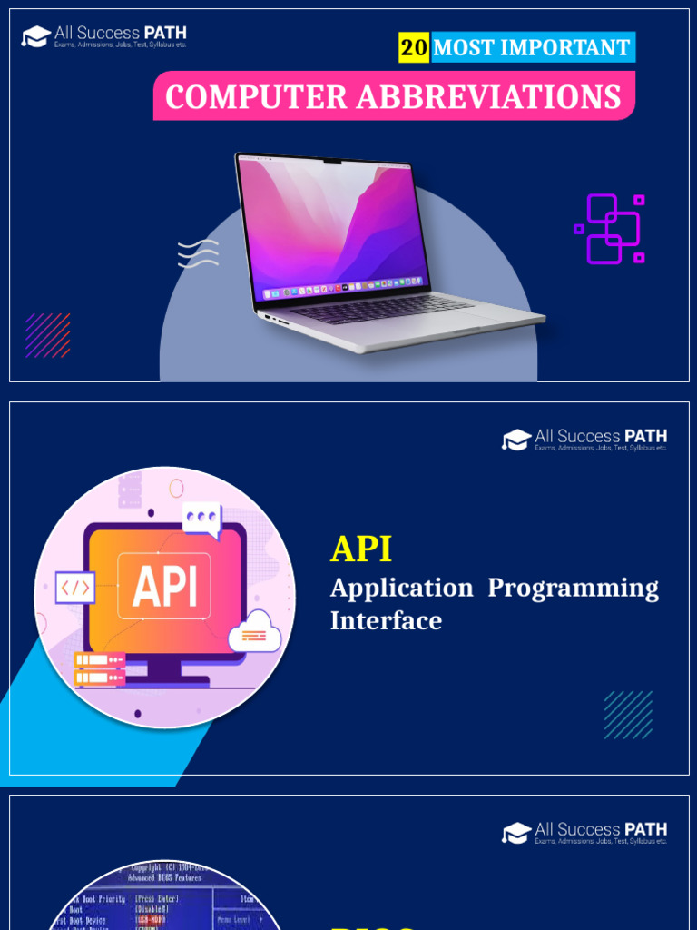 Computer Abbreviations: Most Important | PDF