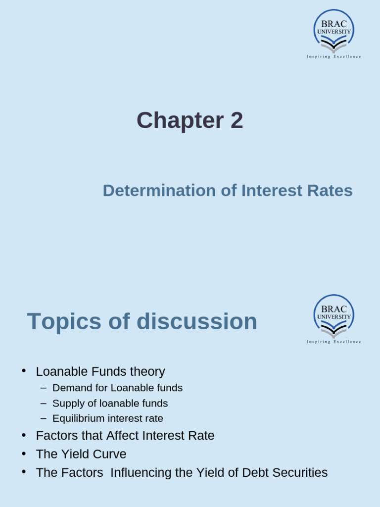 Understanding Interest Rates and Loanable Funds | PDF | Interest ...