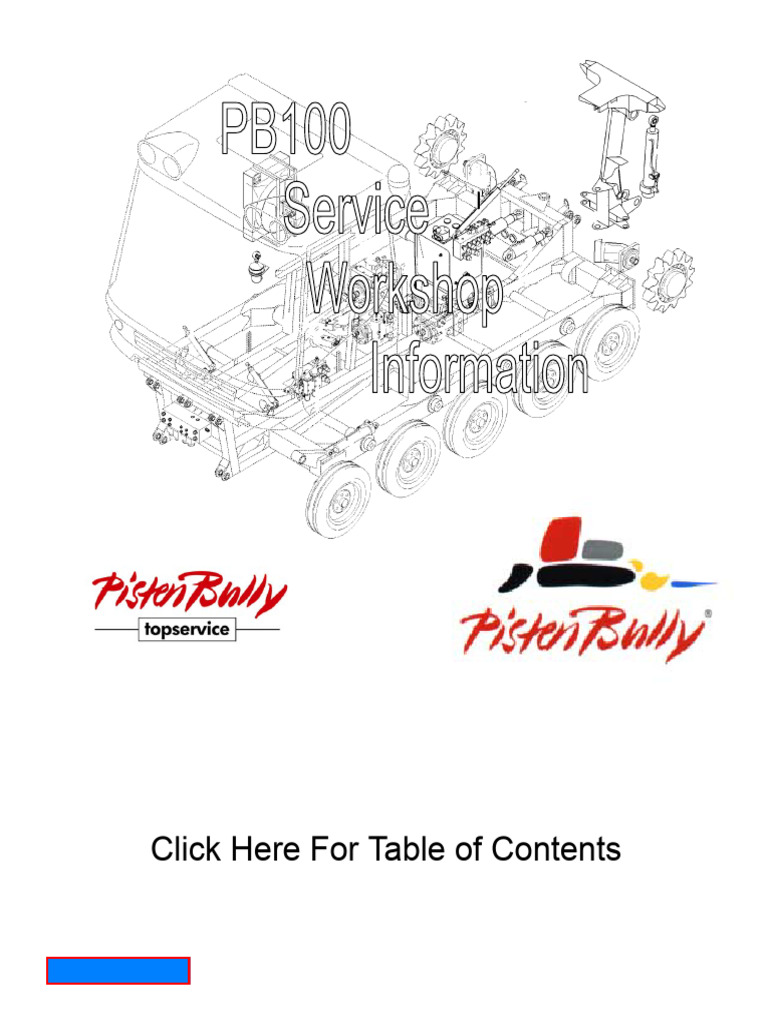 Pisten Bully PB100 Руководство | PDF