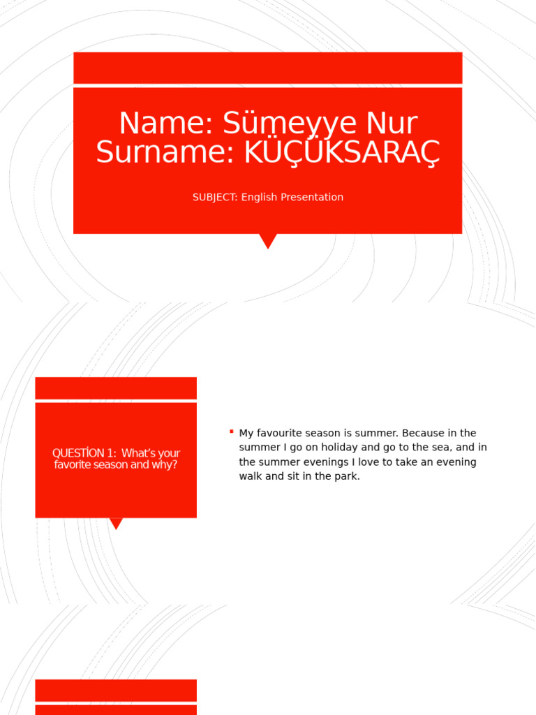 Ingilizce Sunum | PDF