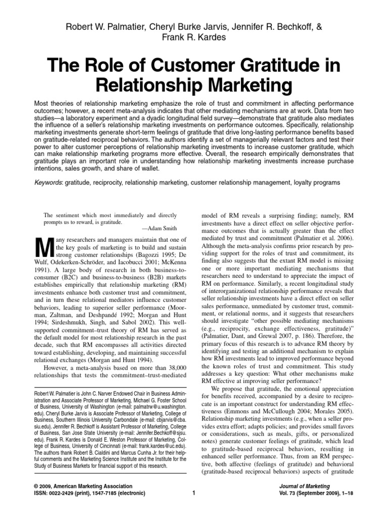 Palmatier Et Al. 2004 | PDF