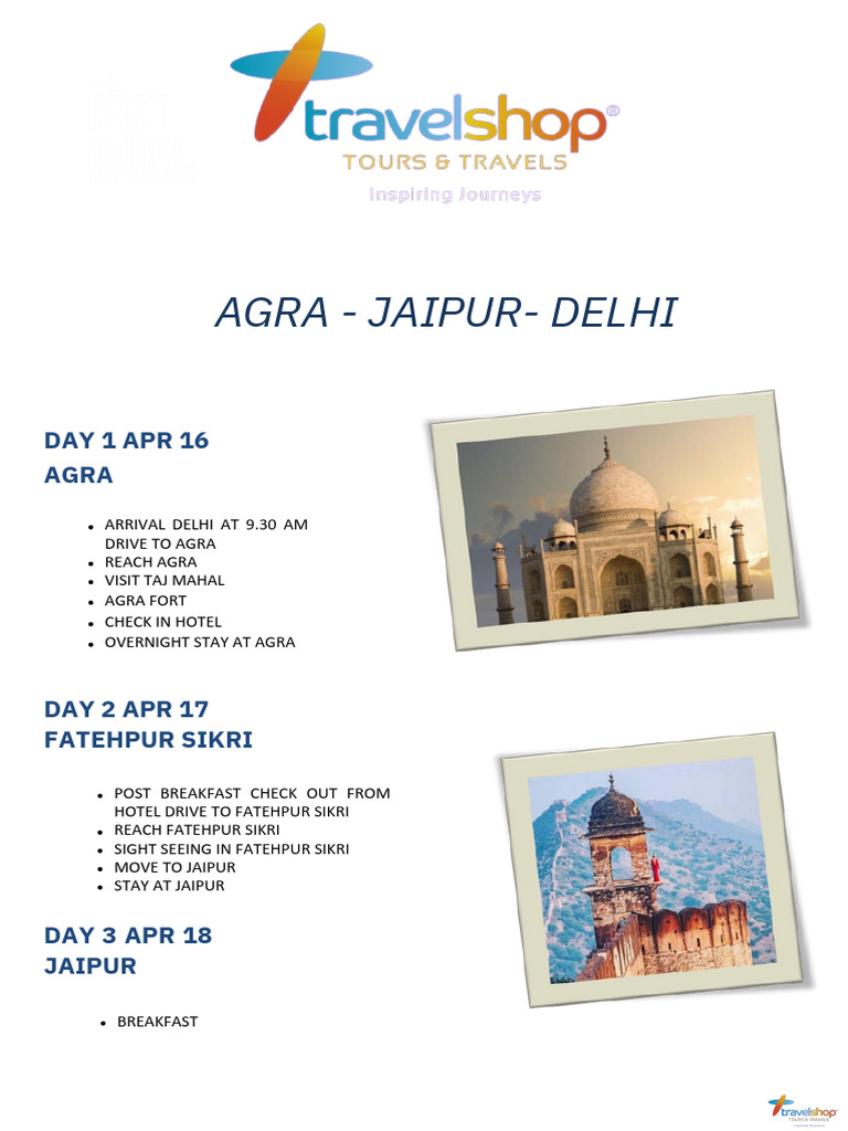 Agra Jaipur Delhi Package TS | PDF