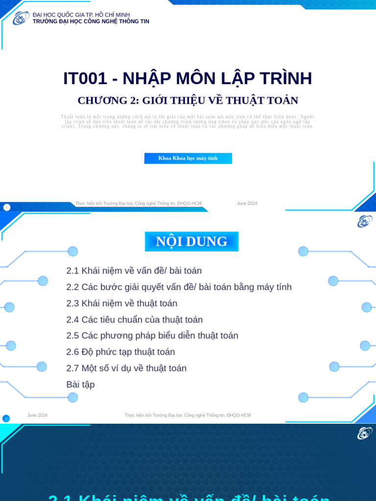 Slide Chap2 GioiThieuVeThuatToan | PDF