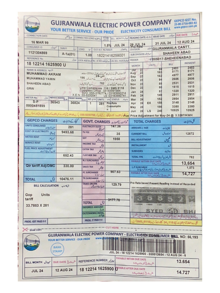 Gujranwala Electric Power Company | PDF