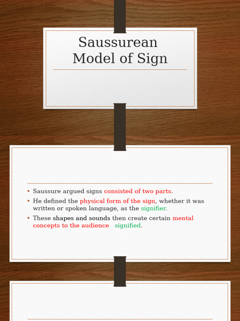 Unit-4 (5) Saussurean & Pierce Model | PDF