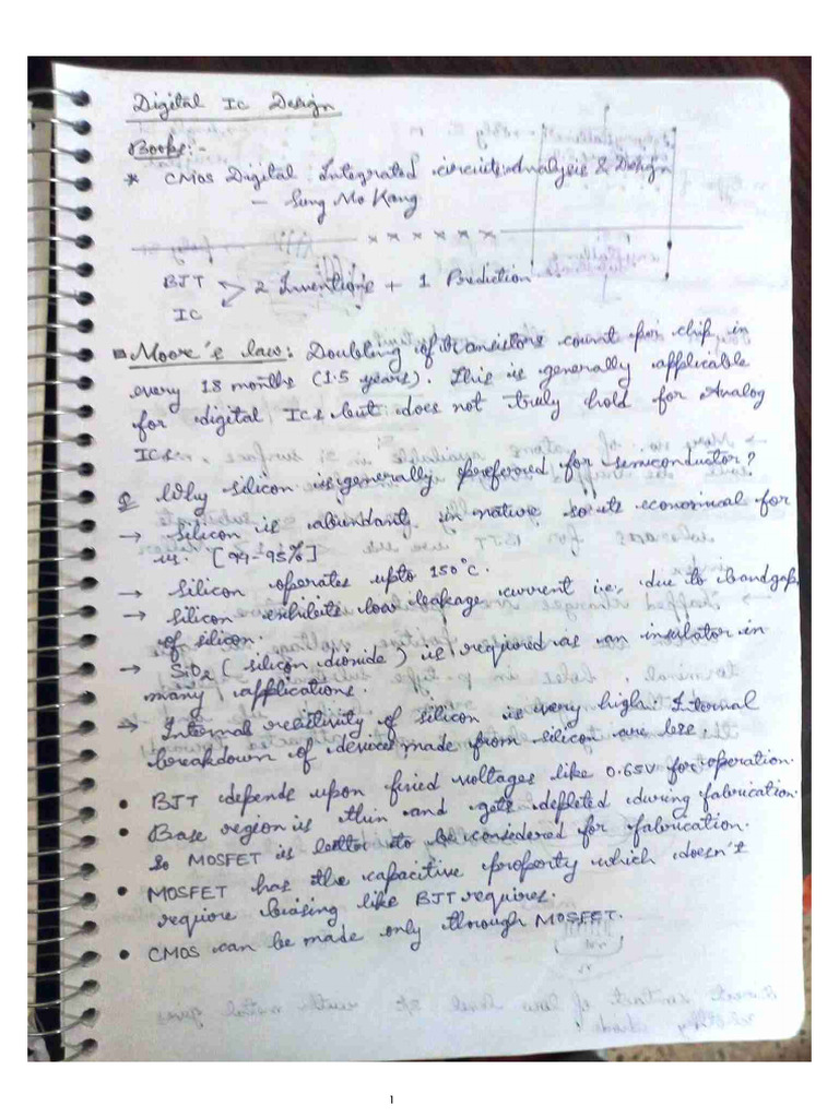 Digital IC Design VLSI | PDF