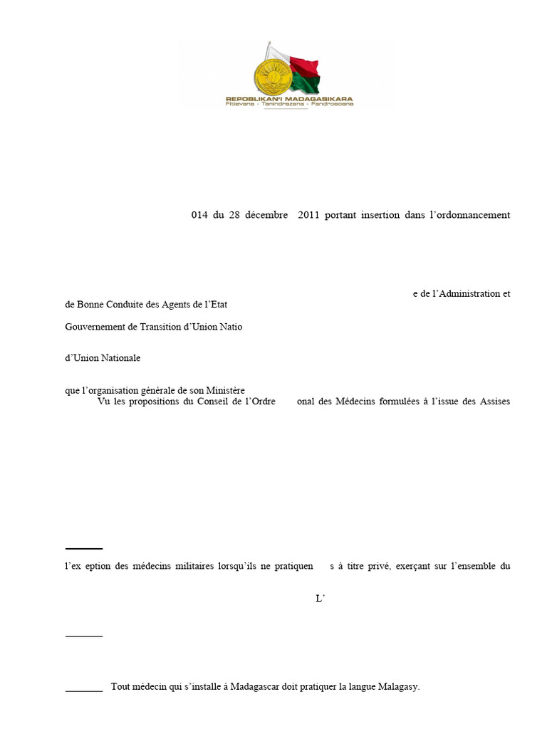 Code de Déontologie Médical | PDF