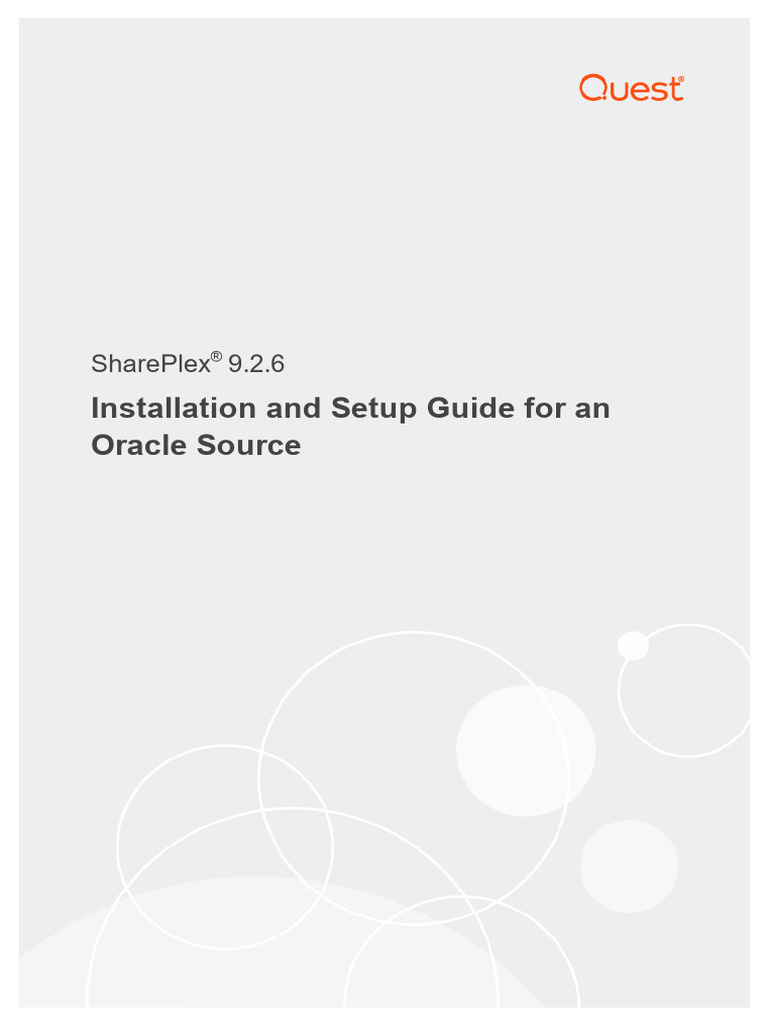 SharePlex 9.2.6 ORA Capture Setup | PDF