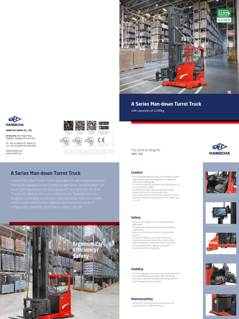 A Series Man-Down Turret Truck | PDF