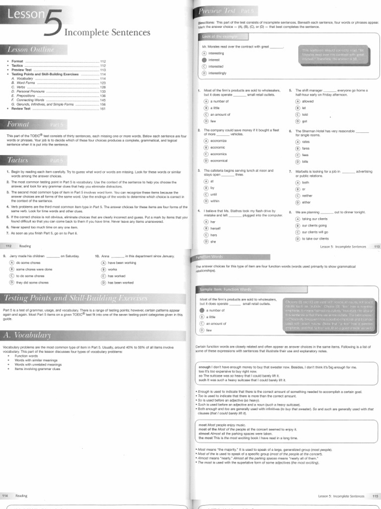 Toeic Exercises 2 | PDF Toeic Exercises 2 | PDF