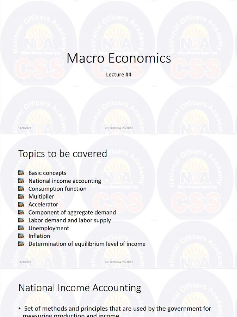Lecture 4 Macroeconomics | PDF
