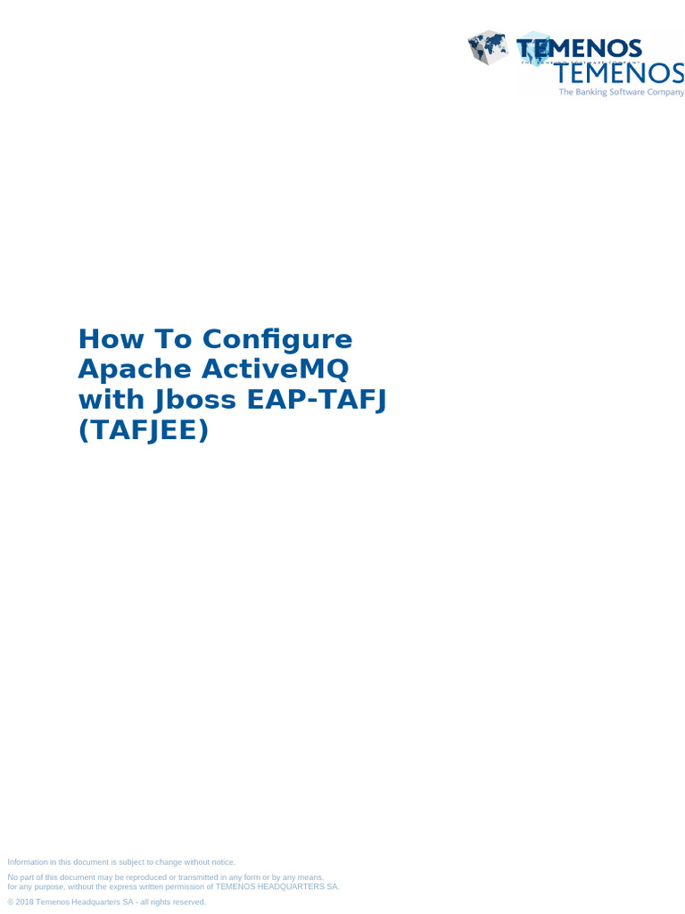 ActiveMQ Jboss EAP TAFJ BrowserWeb | PDF